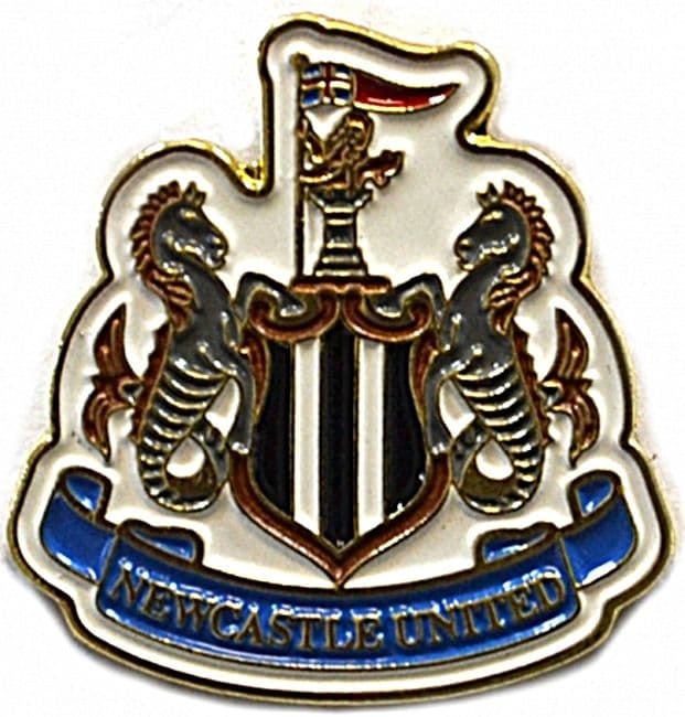 Newcastle United FC metal / enamel pin badge bst