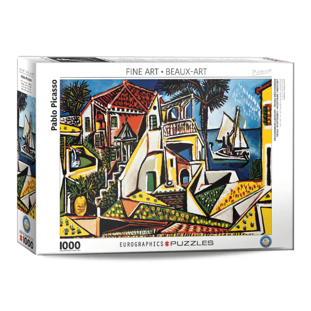 Pablo Picasso Mediterranean Landscape 1000 piece jigsaw by Eurographics ...