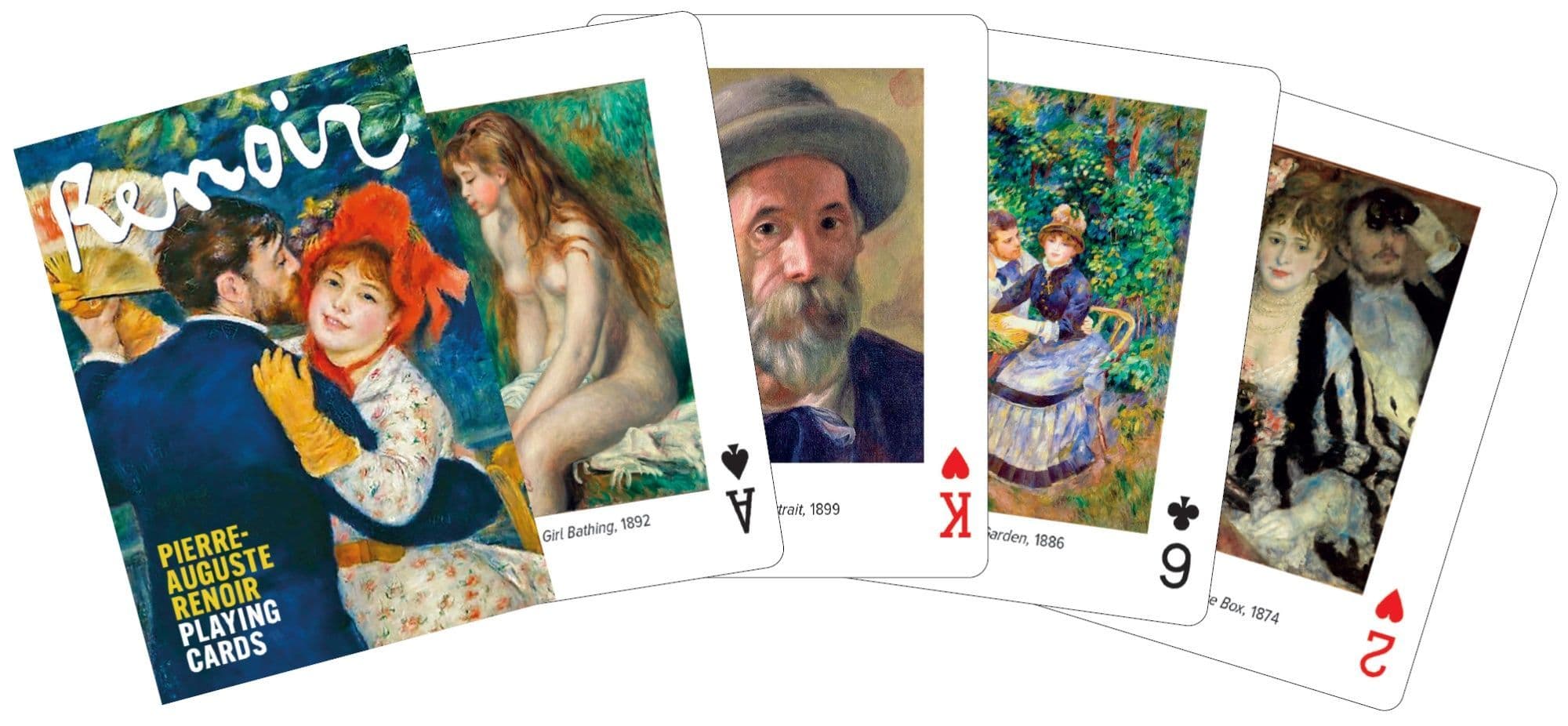 Pierre-Auguste Renoir Art set of 52 playing cards jokers