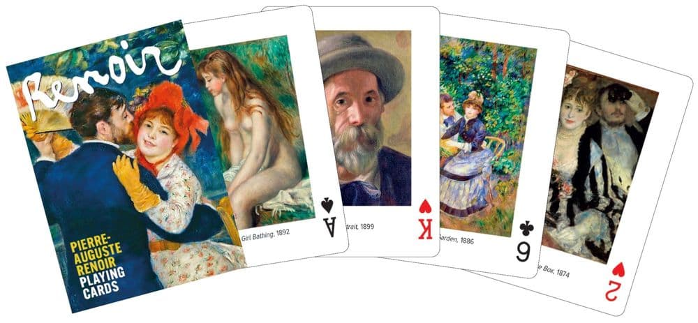 Pierre-Auguste Renoir Art set of 52 playing cards jokers