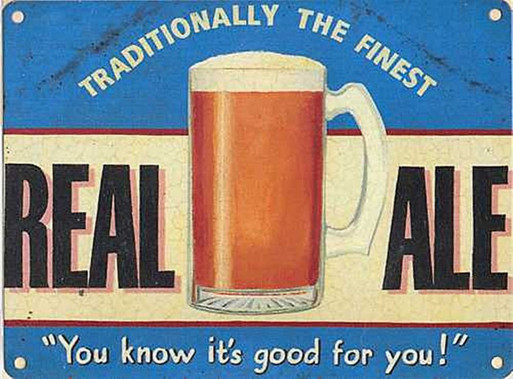 Real Ale metal sign og 4030