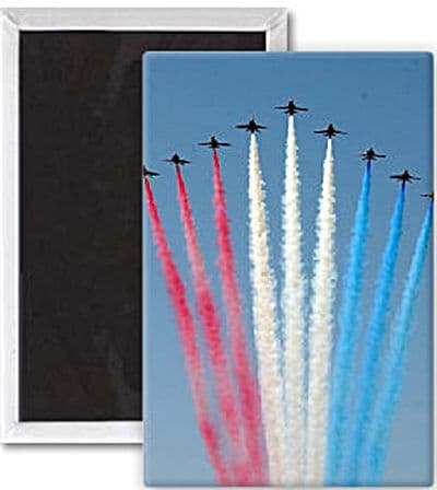 Red Arrows red white blue fridge magnet se