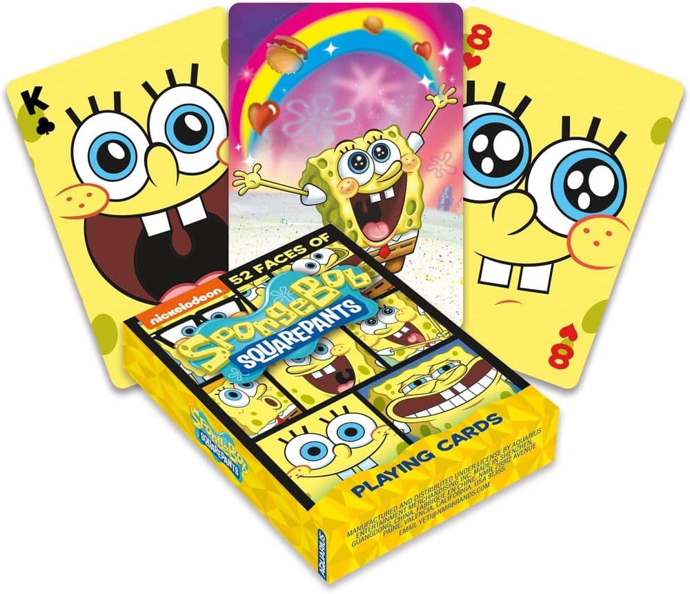 Spongebob Squarepants 52 faces of set of 52 playing cards 52931