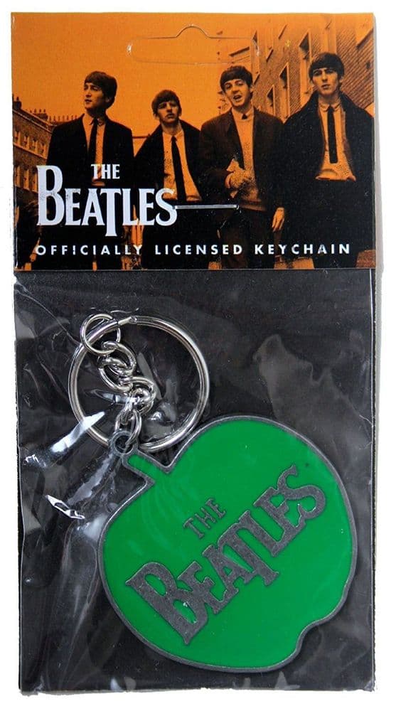 The Beatles Apple Logo Metal Keyring py