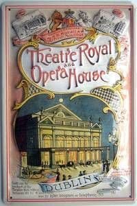 Theatre Royal and Opera House Dublin embossed steel sign 300mm x 200mm