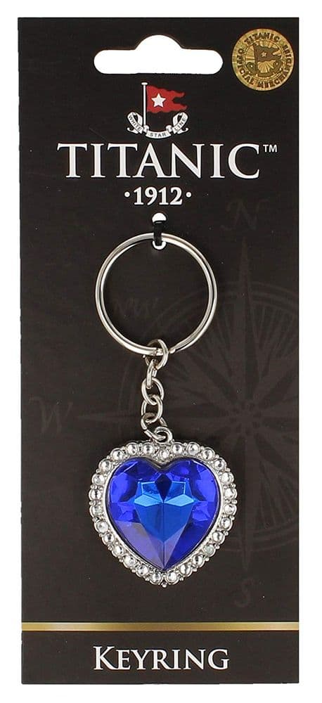 Titanic Collectors Heart of the Ocean Keyring