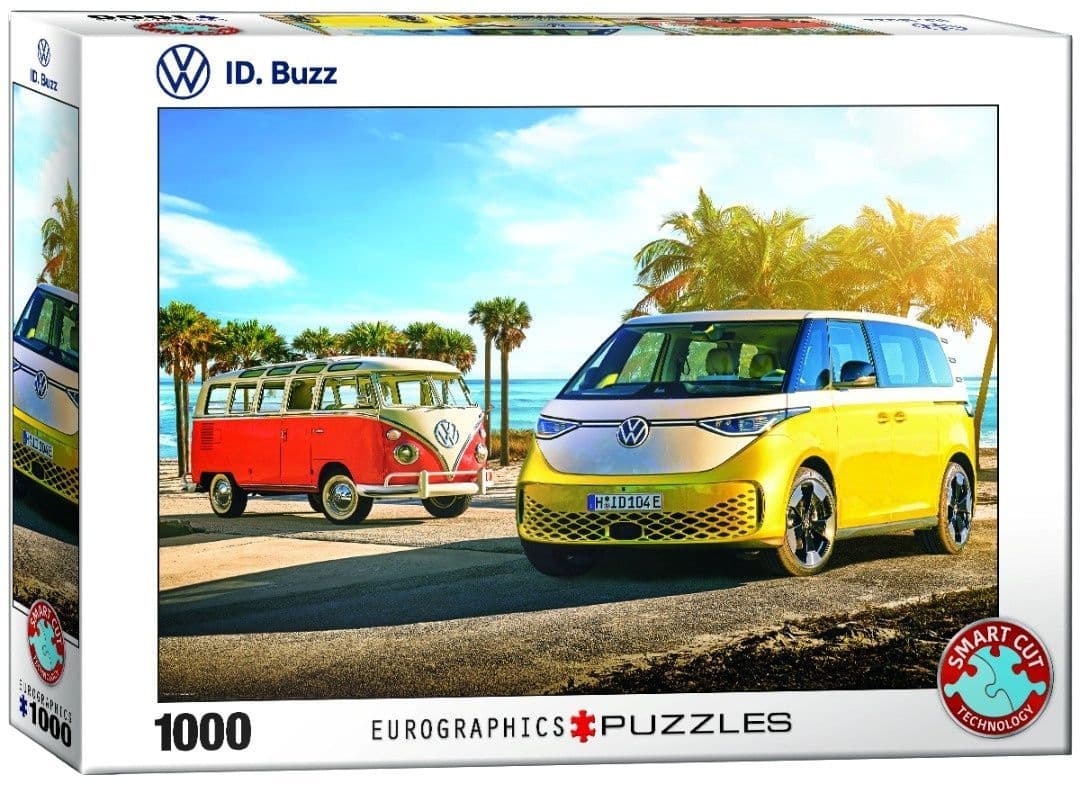 VW Volkswagen ID Buzz 1000 piece jigsaw puzzle 680mm x 490mm pz