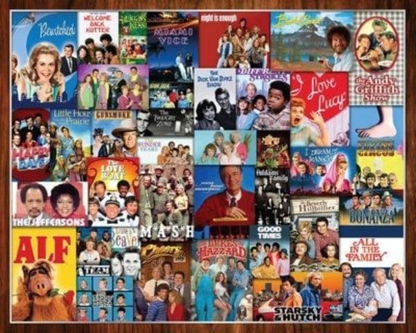 What s On TV 1000 piece jigsaw puzzle 762mm x 610mm
