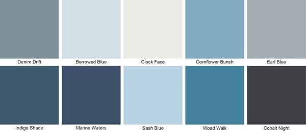 Dulux Soft Sheen Denim Drift Colours