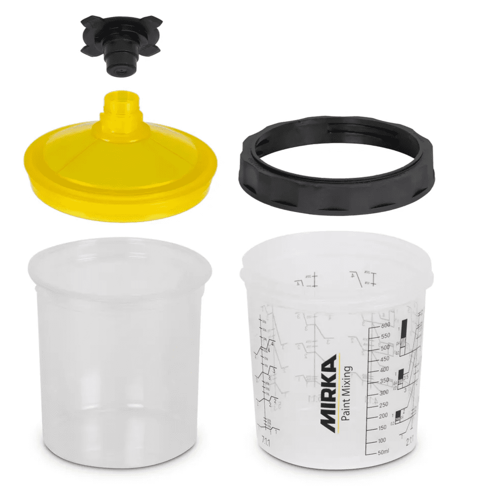 Mirka Paint Cup System 190 m Pack of 50