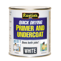 Rustins Quick Dry Primer & Undercoat White 1 Litre