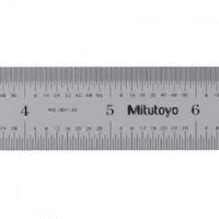 Mitutoyo 182-125 300mm/12" Steel Rule Rigid