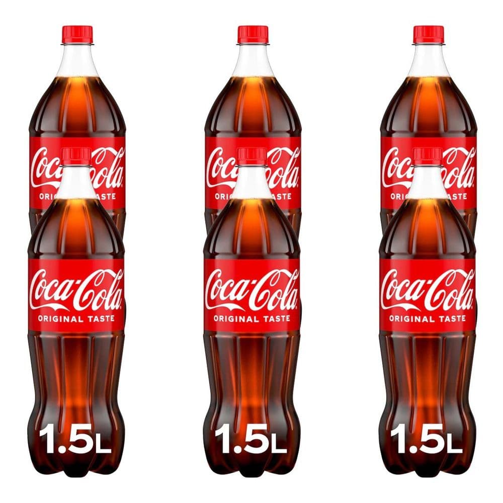 Coca Cola PET Bottles 6 x 1.5L Case | Buy Now Online!
