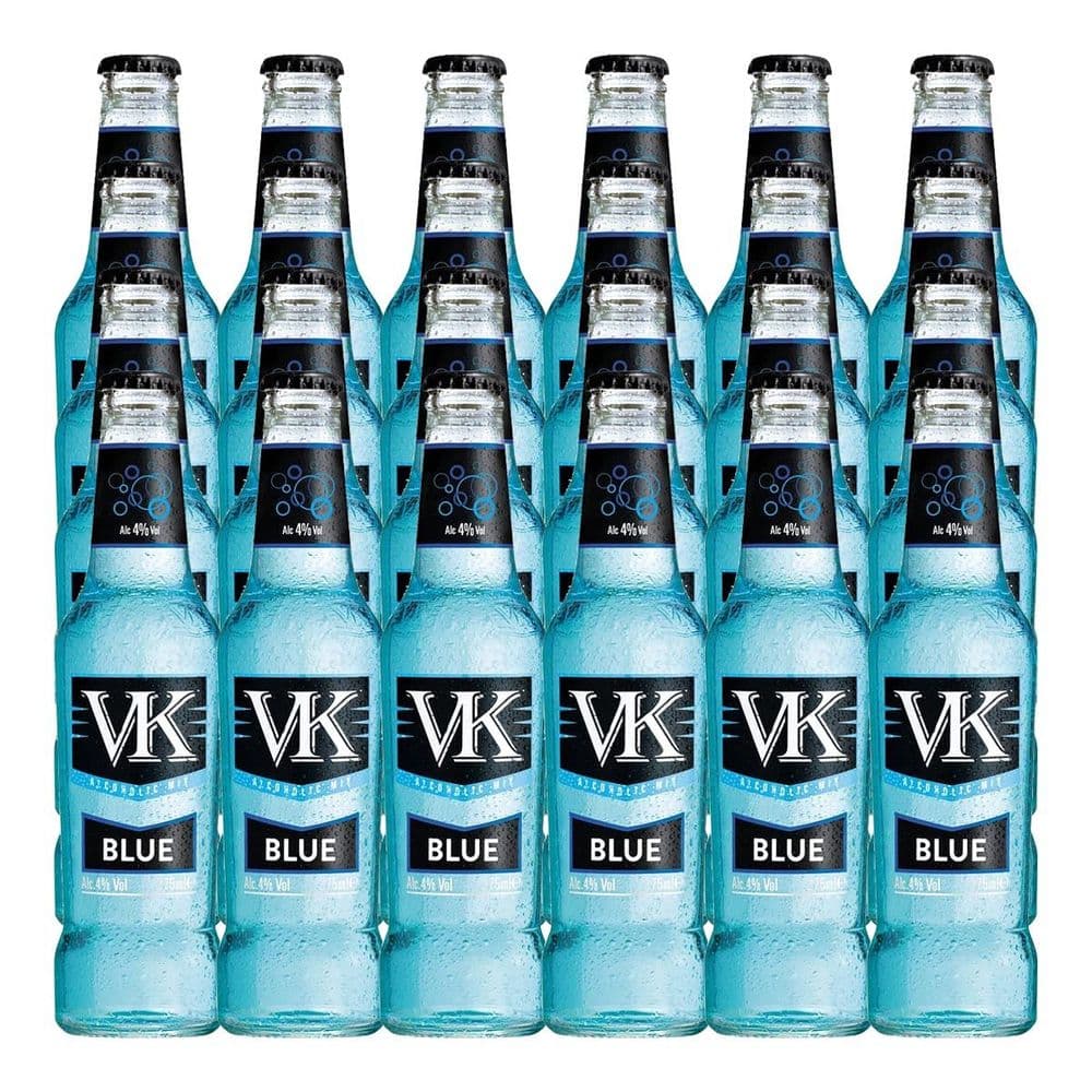 VK Blue Premixed Bottles 275ml x 24 Case | Buy Now Online!
