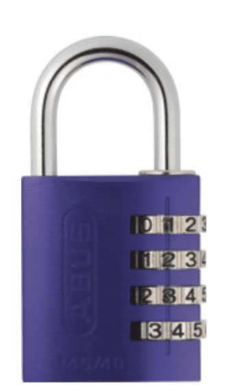 Abus - Combination Lock 145/40 purple B/EFSPP