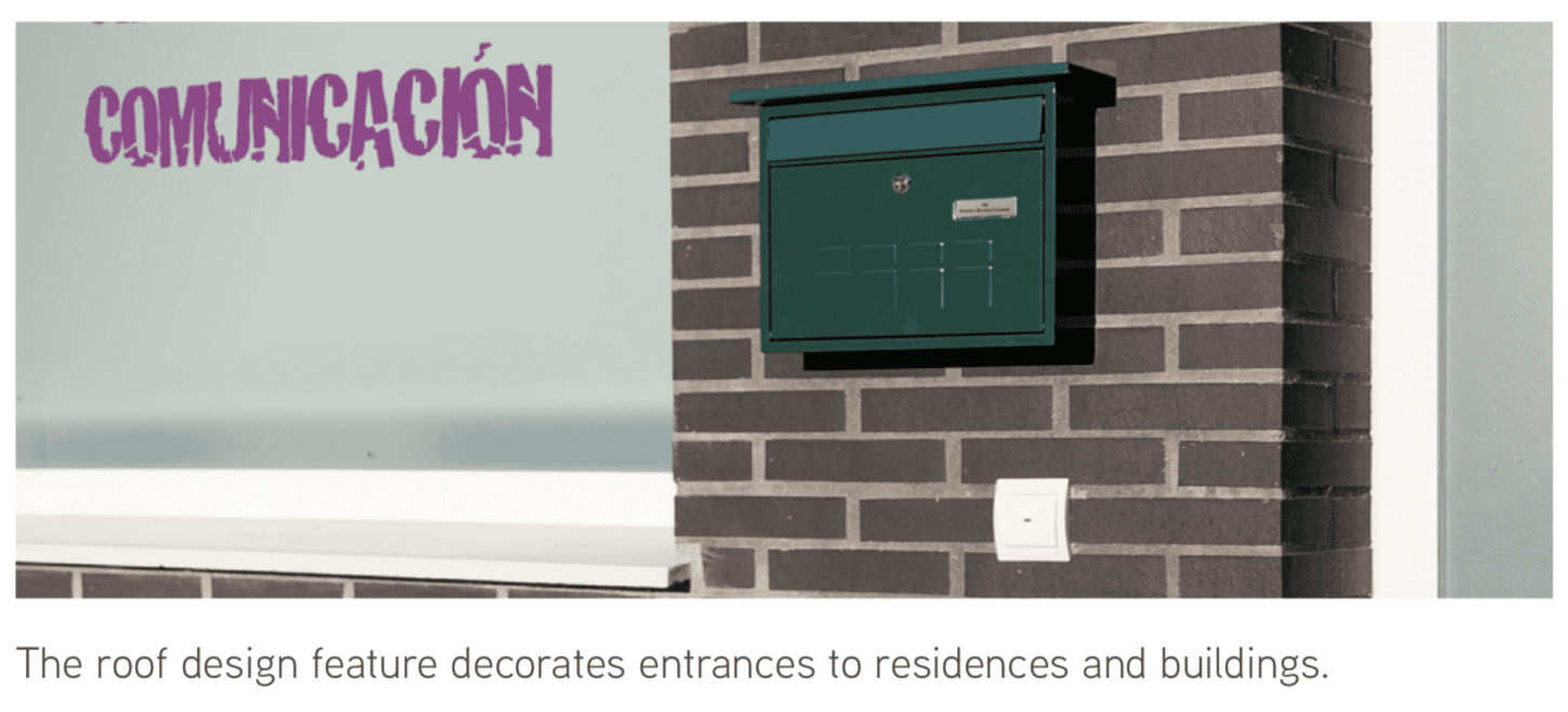 ARREGUI Deco Mailbox - White