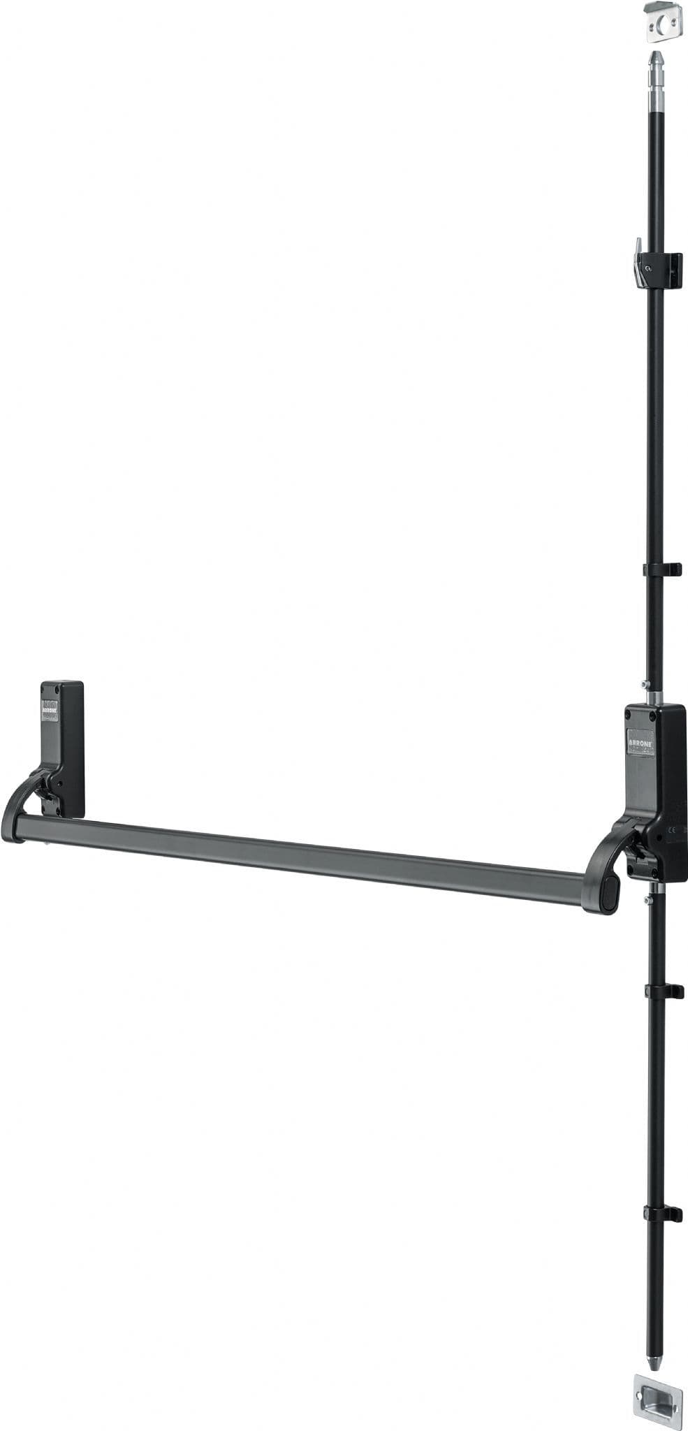 Arrone Single Door Panic Bolt - Black - AR880BL - 8510577