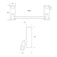 Arrone Single Door Panic Latch - Stainless Steel - AR882SSS - 8510941