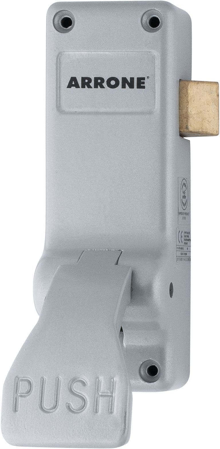 Arrone Single Door Push Pad Latch - Silver - AR883 - 8511060
