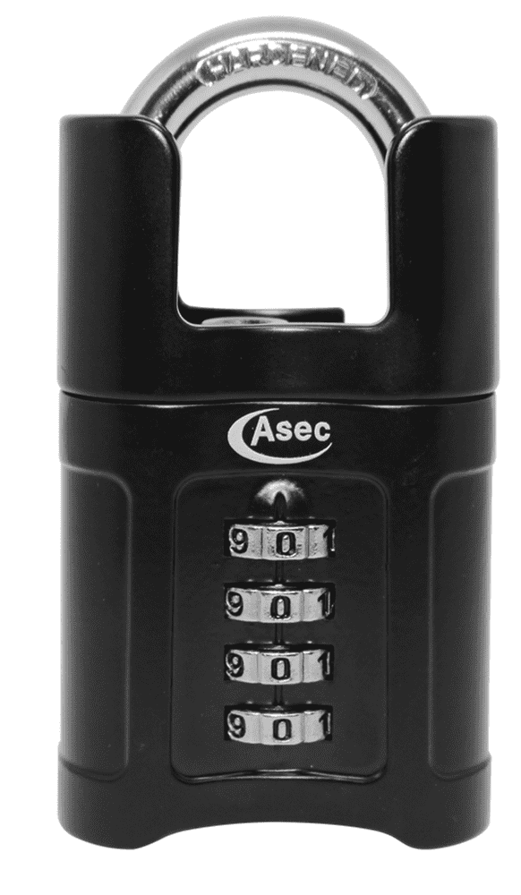 Asec Closed Shackle Combination Padlock