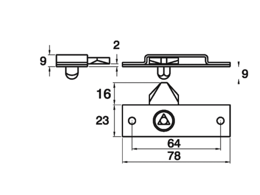 ASEC Standard Budget Rim Lock