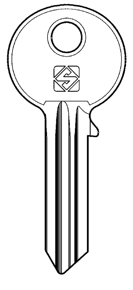 ASEC1 Asec 5 Pin Key Blank