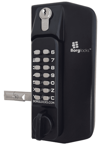 BORG LOCKS BL3100 ECP Knob Operated Marine Grade Metal Gate Single ...