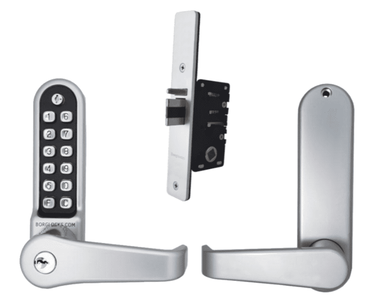BORG LOCKS BL5702 AR ECP Lever Keypad c/w Key Override And 28mm Backset ...