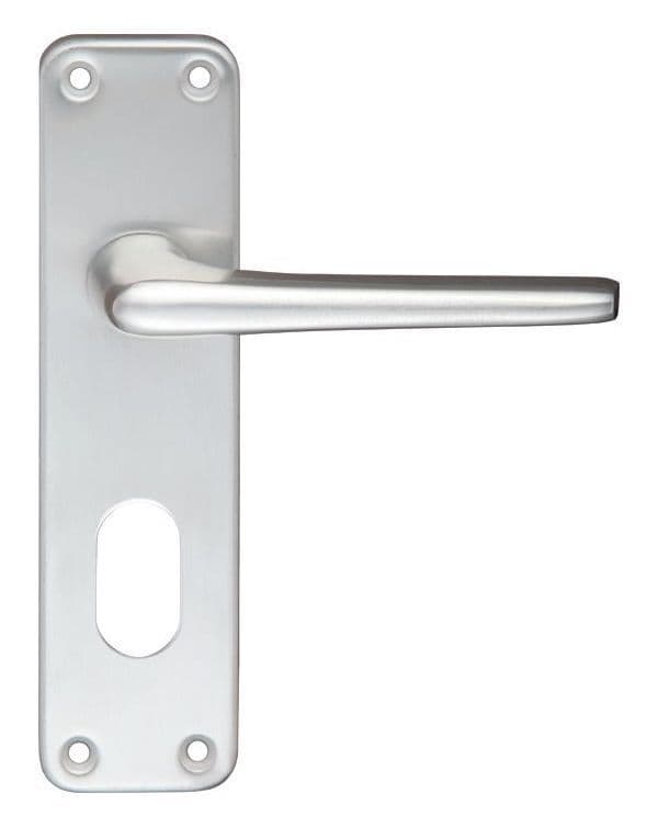 Contract Aluminium Oval Profile Lever On Backplate SAA - ZCA21OPSA