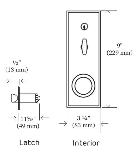 DORMAKABA Simplex 1000 Series 1021B Knob Operated Digital Lock With Key ...