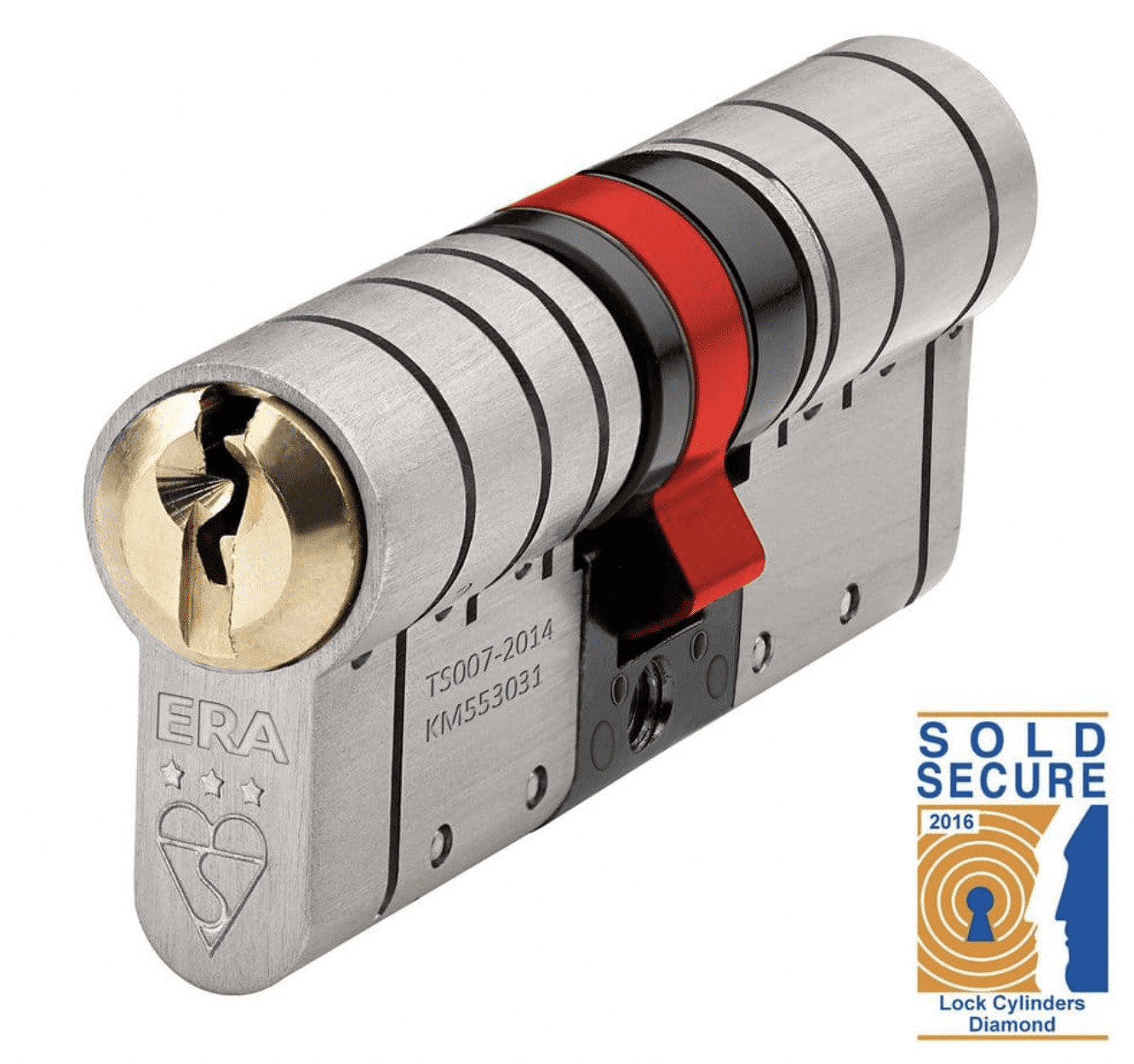 ERA BS Fortress 3 6 Pin Euro Profile Thumbturn Door Cylinder Anti Snap ...