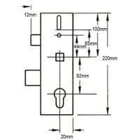 ERA UPVC Replacement Multi-Point Gearbox