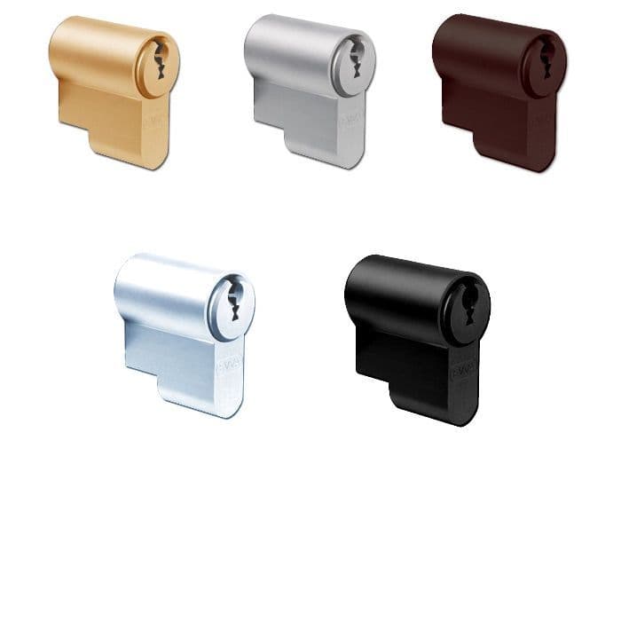 Evva EPS Restricted Half Euro Cylinder - Multiple Finish Options