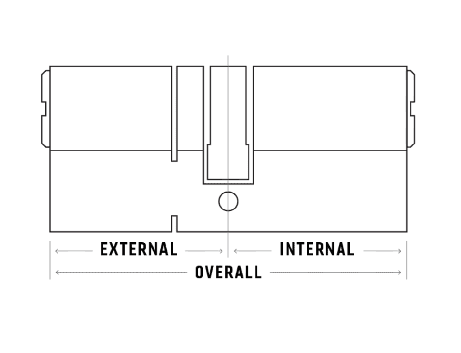 High Security Caveo TS007 3 Double Euro Dimple Cylinder