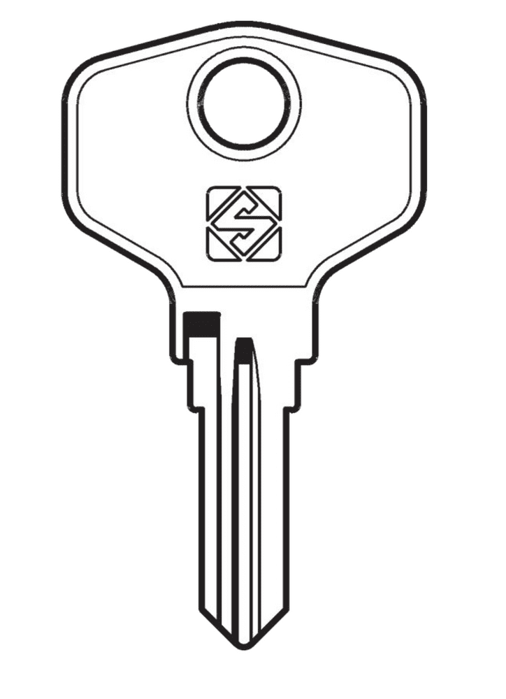SILCA HPP1 Key Blank To Suit Hoppe