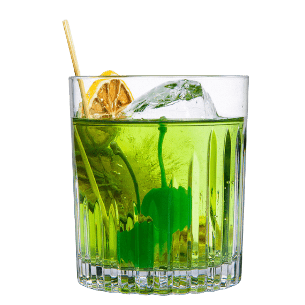 Gilano Unbreakable Polycarbonate Stackable Fluted Tumbler 350ml