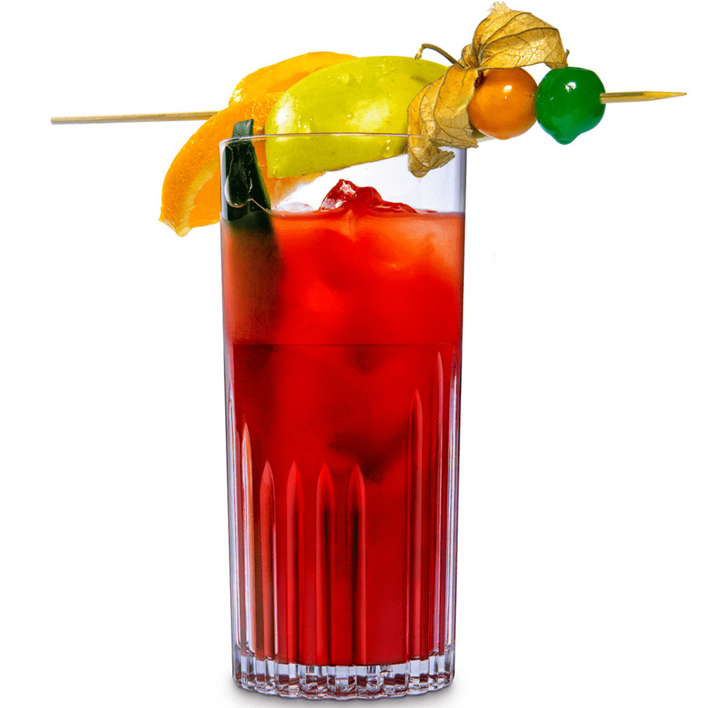 Gilano Unbreakable Polycarbonate Stackable Fluted Tumbler 420ml