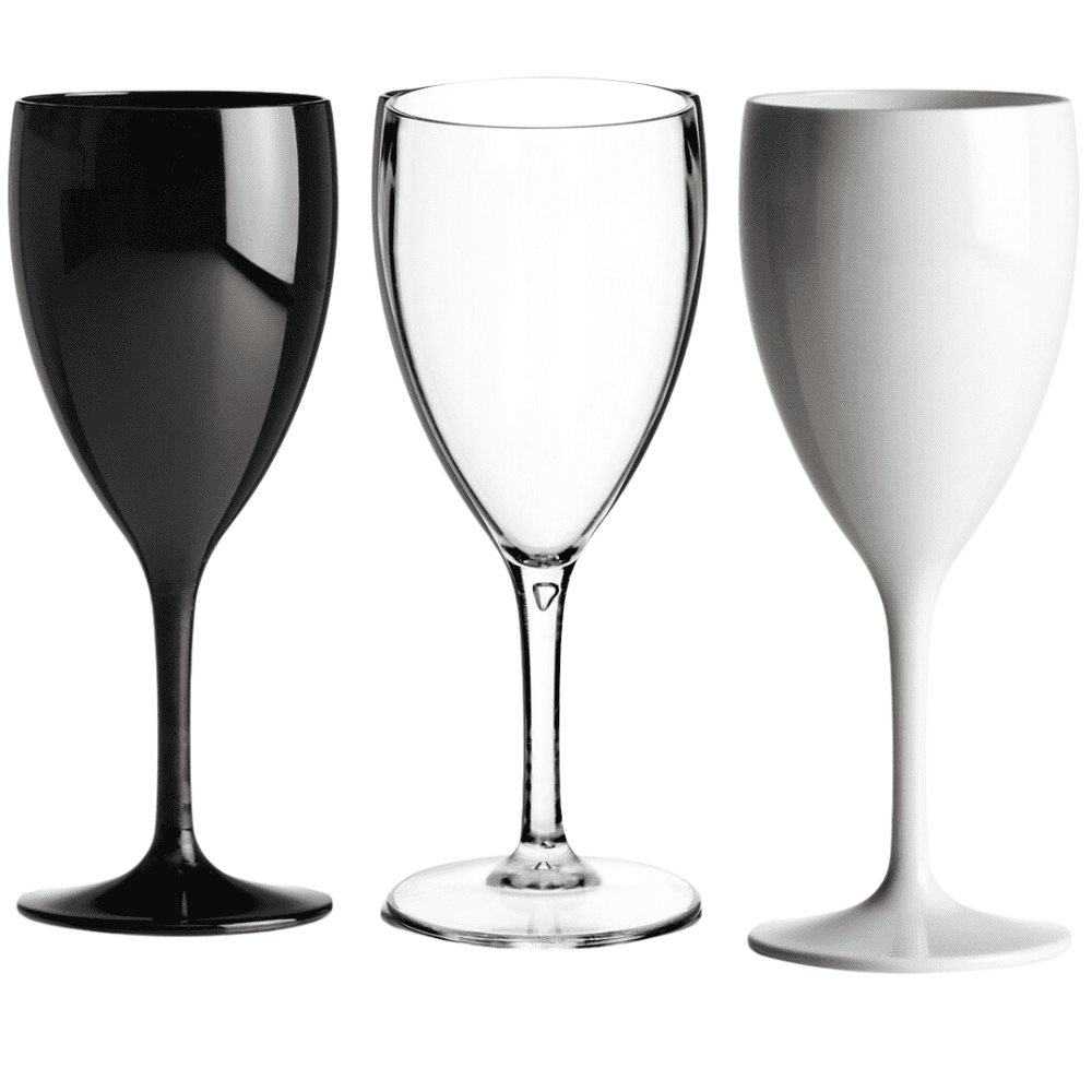 Hana Unbreakable Polycarbonate Plastic Wine Glass 345ml