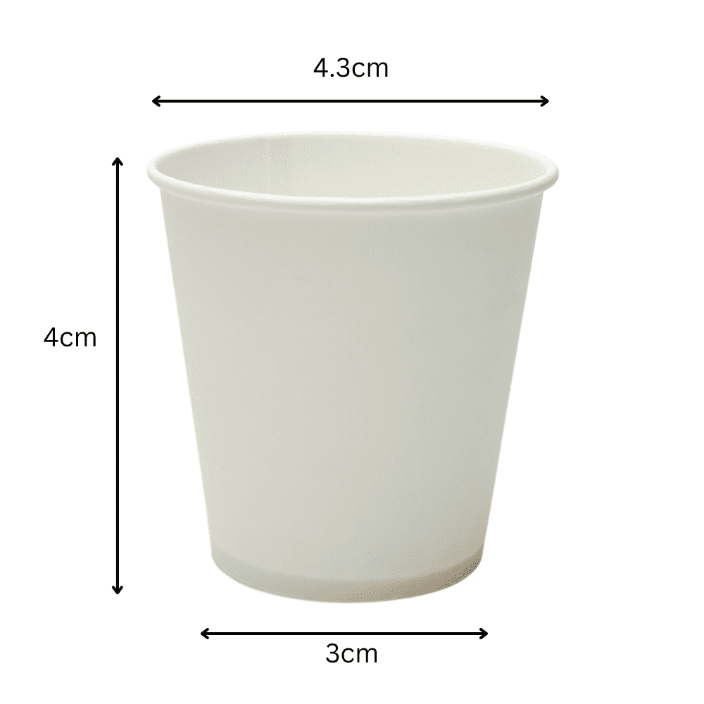 Paper Shot Glasses / Sampling Cups 30ml sleeve of 100