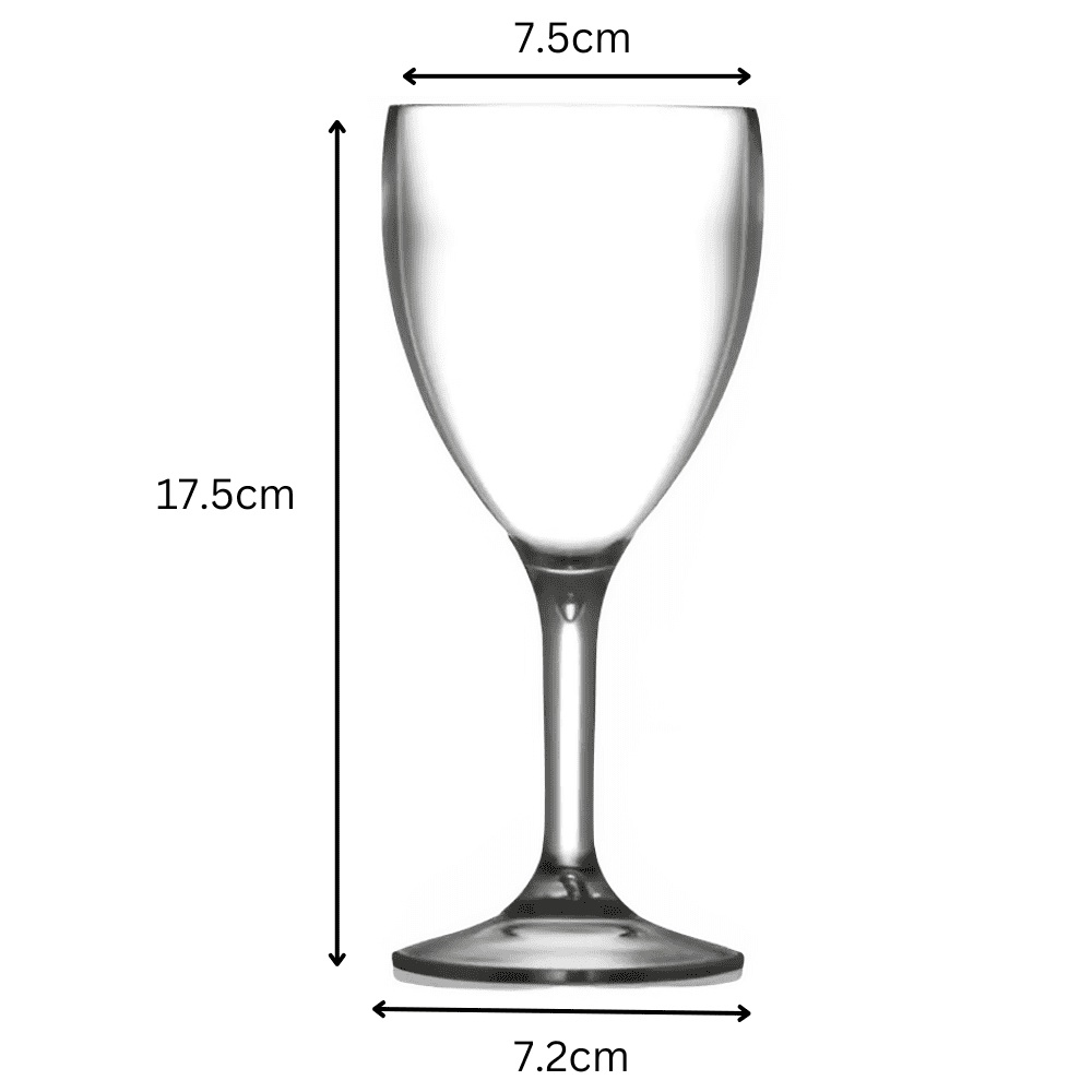 Rena Unbreakable Polycarbonate Wine Glass 255ml / 9oz