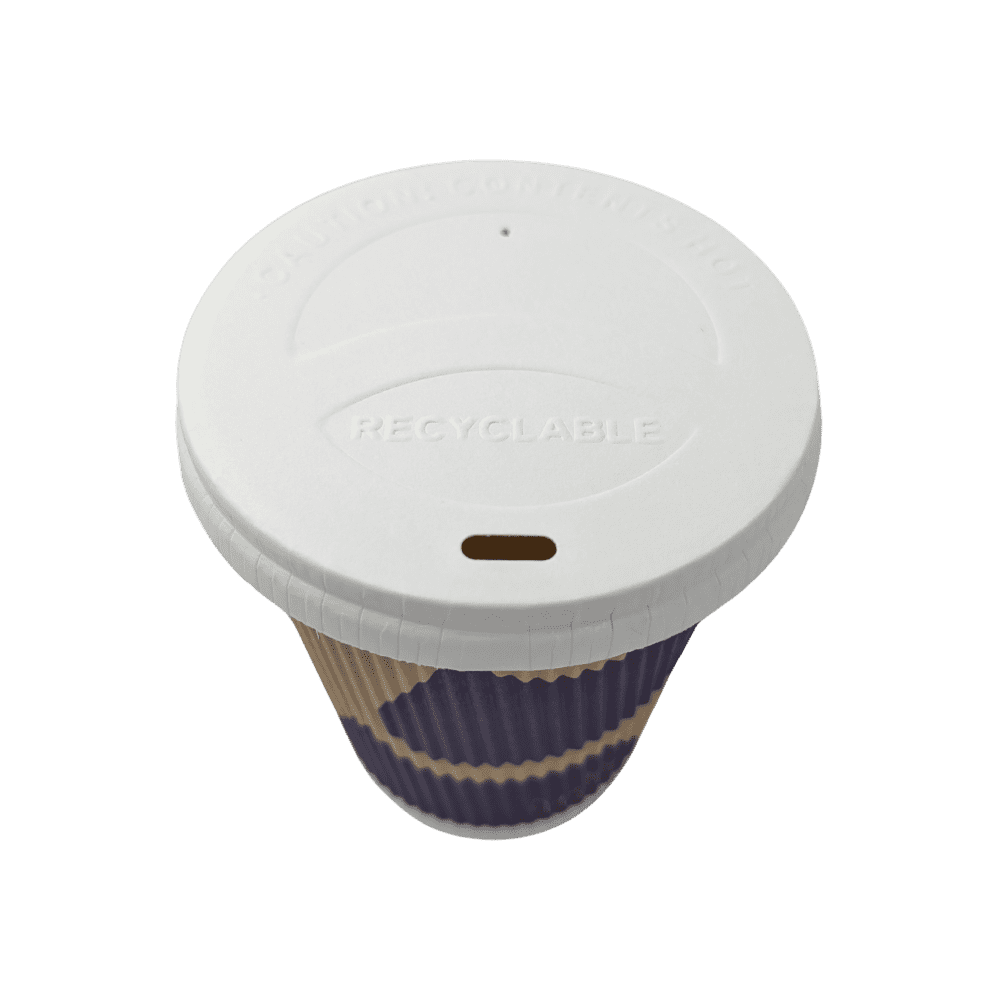 Ripple Plastic FREE Aqueous Double Wall Cups & Lids 12oz pk 25