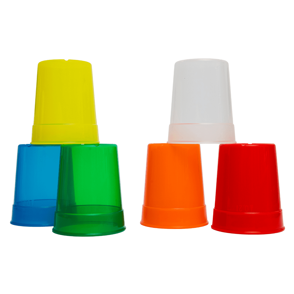 Rugged Polypropylene Plastic Stacking Cups / Tumblers 275ml