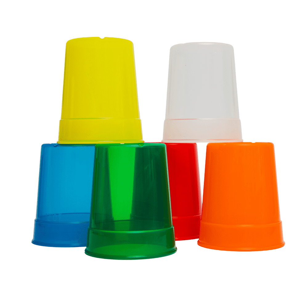 Rugged Polypropylene Plastic Stacking Cups / Tumblers 275ml
