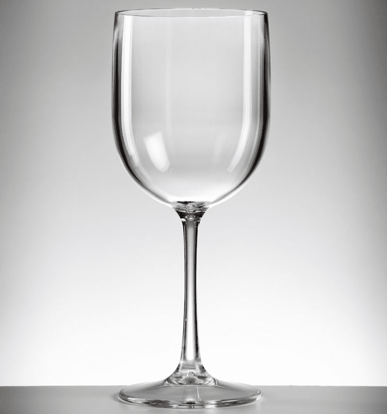 Syrah Unbreakable Polycarbonate Wine Glass Black 475ml