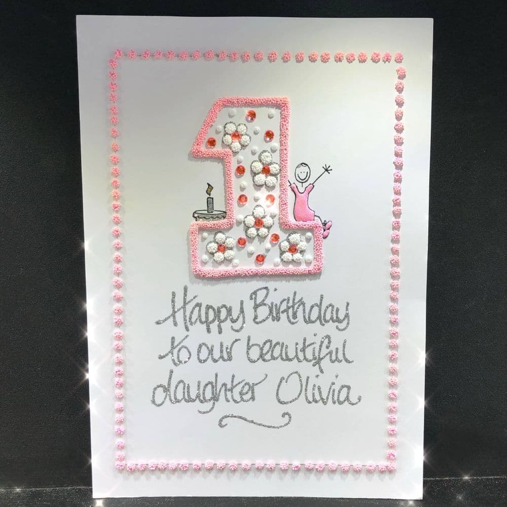 Number, 1, One, Girl, Pink