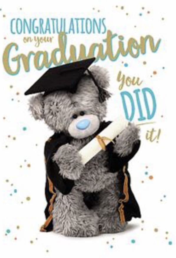 Graduation Photo Finish Congratulations card