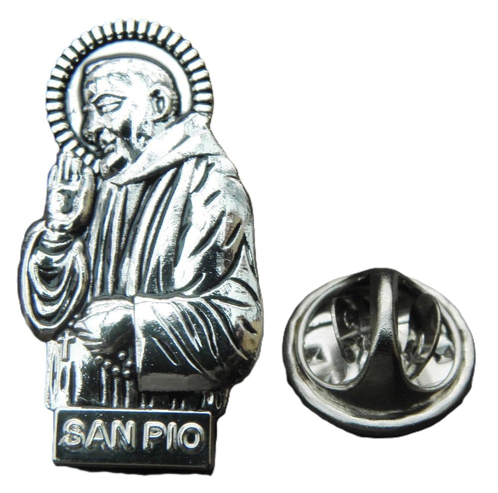 Apostle San Padre Pio Lapel Hat Cap Tie Pin Badge St Pio da Pietrelcina ...