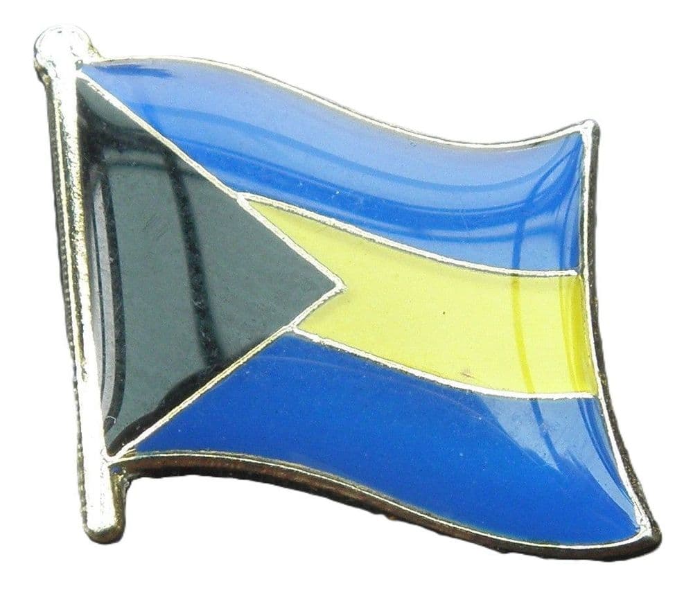 Bahamas Flag Pin Badge
