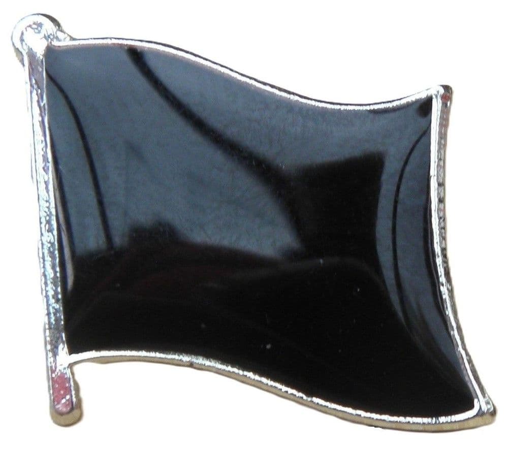 Black Flag Pin Badge Anarchy Anarchism Anarchist Symbol