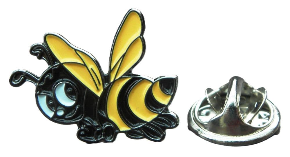 Bumble Bee Pin Badge Busy Brooch